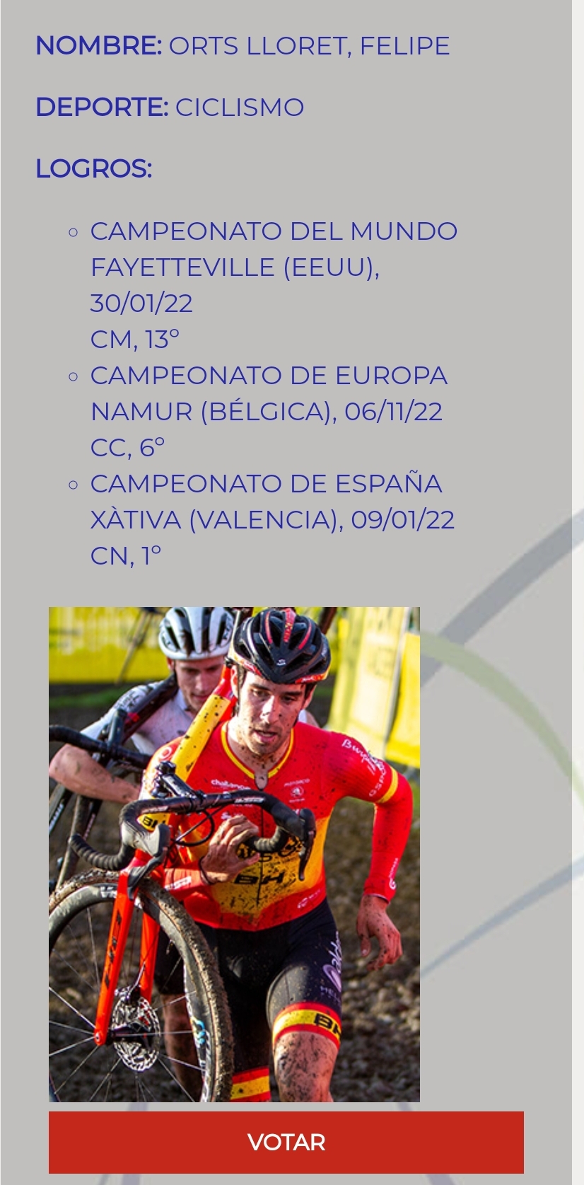 Felipe Orts, Héctor Álvarez, Alejandro Verdú, Fran Calvo, David Ivars ...