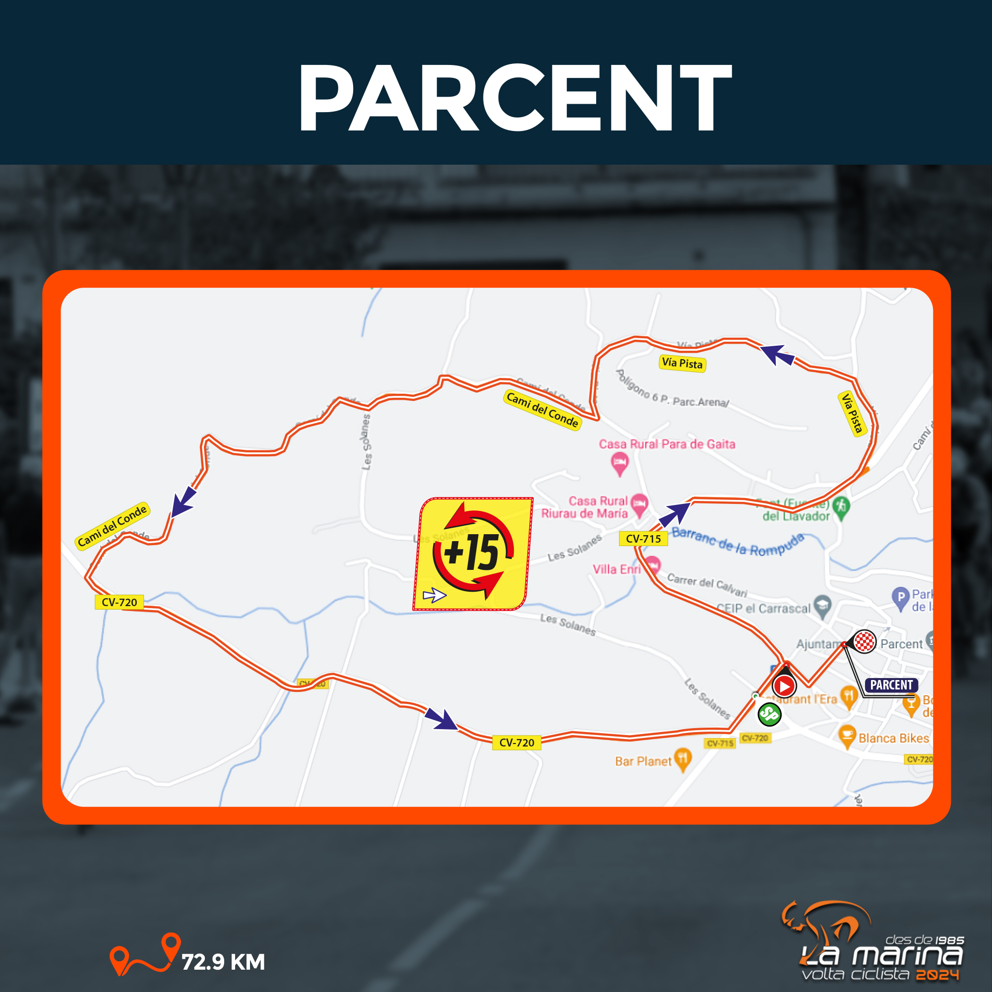 Parcent pone el domingo el punto y final a la XXXVIII Volta La Marina ...