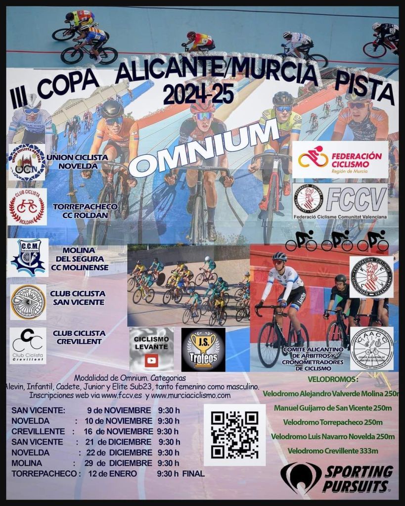 La temporada de Pista de la FCCV arrancará el 9 de noviembre en San ...