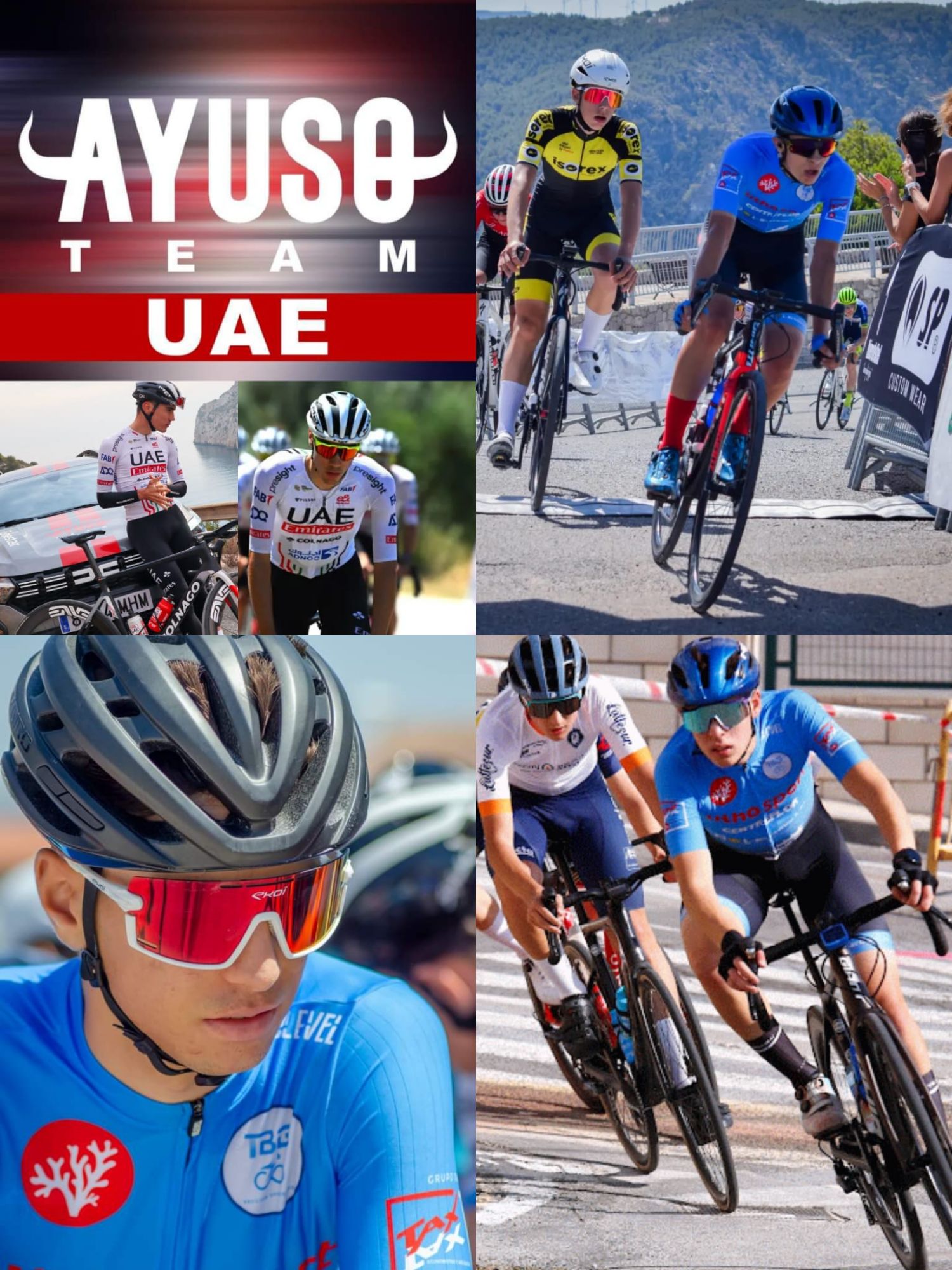 Savia nueva para el Ayuso Team UAE 2025 – ALICANTE Con el PLATO GRANDE