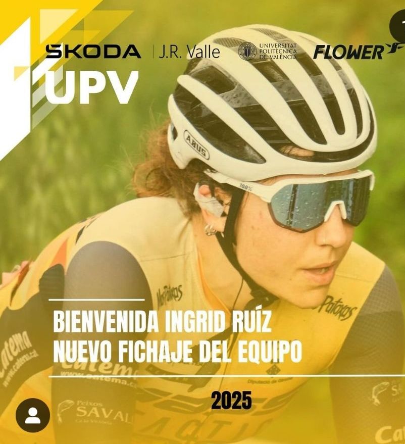 Ingrid Ruiz se une a la familia ciclista del UPV Women’s Cycling Academy – ALICANTE Con el PLATO ...