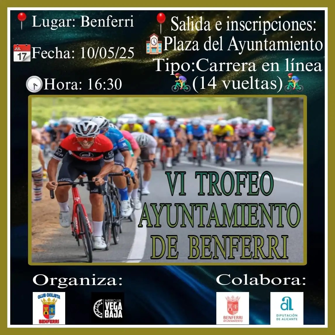 El Interclub Vega Baja llega el sábado a Benferri con Alejandro Gómiz ...