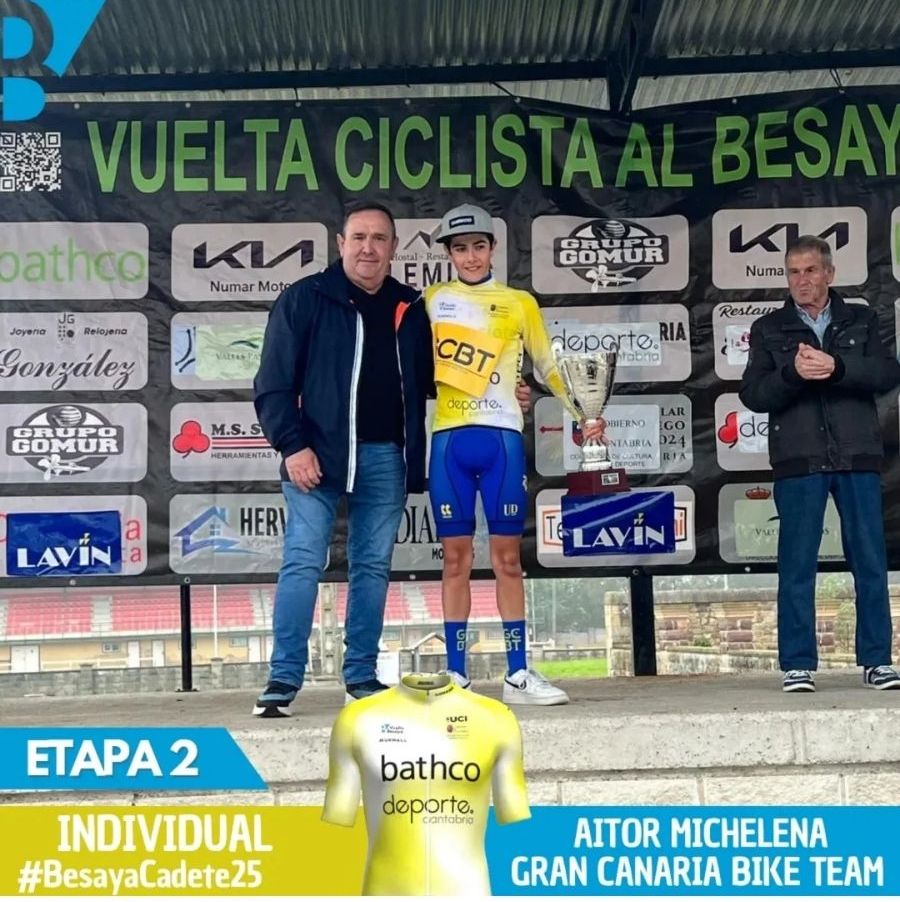 Aitor Michelena se viste de líder de la Vuelta Ciclista al Besaya tras ...